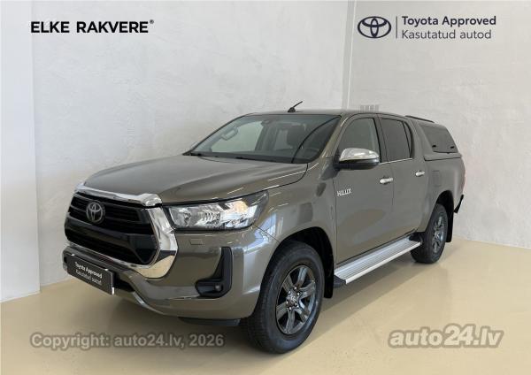 Brown Toyota Hilux 2021 in Rakvere, with an engine capacity of 2.80 L and mileage of 142 thousand km for 40490 €, photo 1 on AUTOMOTO.COM.LV