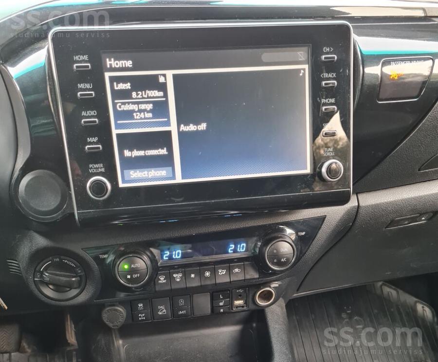 Brūns Toyota Hilux 2022 Rīga, ar dzinēja tilpumu 2.80 L un nobraukumu 145 tūkst. km par 32000 €, foto 15 vietnē AUTOMOTO.COM.LV