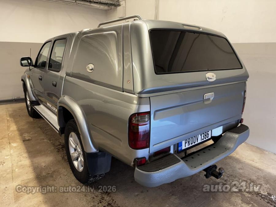 Toyota Hilux 2004 Hāpsalu, ar dzinēja tilpumu 2.50 L un nobraukumu 304 tūkst. km par 10900 €, foto 3 vietnē AUTOMOTO.COM.LV