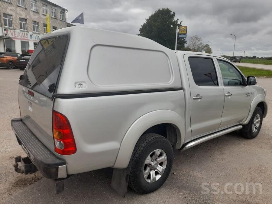 Toyota Hilux 2008 Talsi, ar dzinēja tilpumu 3.00 L un nobraukumu 286 tūkst. km par 13900 €, foto 6 vietnē AUTOMOTO.COM.LV
