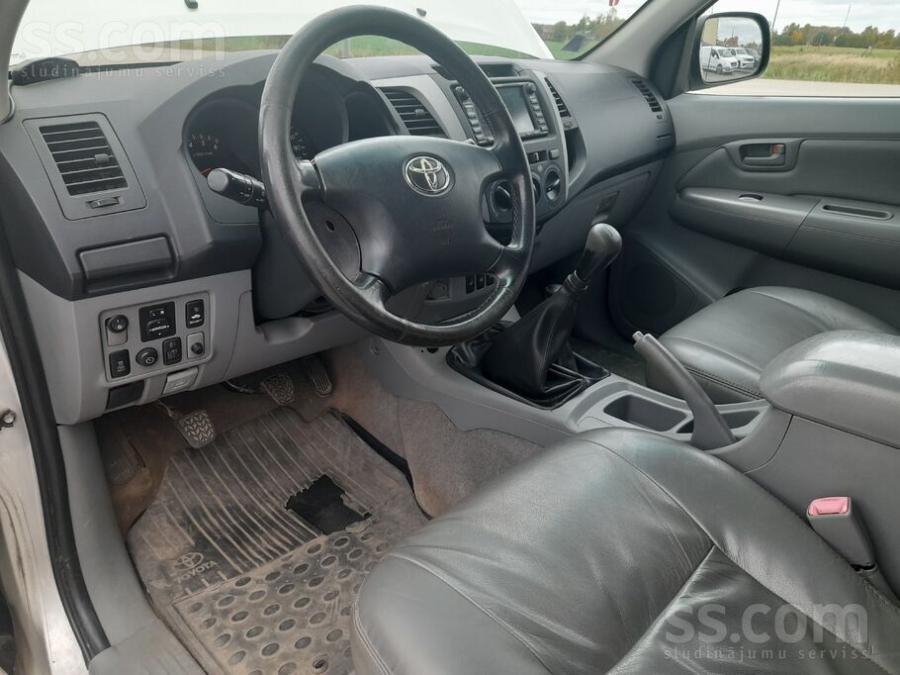 Toyota Hilux 2008 Talsi, ar dzinēja tilpumu 3.00 L un nobraukumu 286 tūkst. km par 13900 €, foto 8 vietnē AUTOMOTO.COM.LV