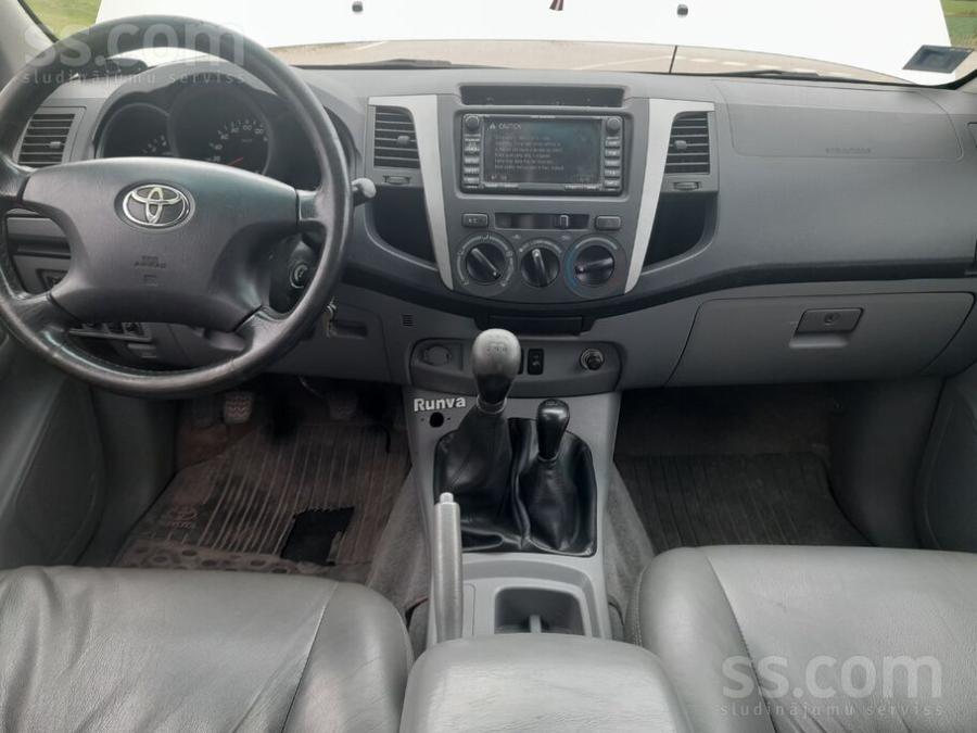 Toyota Hilux 2008 Talsi, ar dzinēja tilpumu 3.00 L un nobraukumu 286 tūkst. km par 13900 €, foto 9 vietnē AUTOMOTO.COM.LV