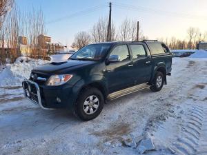 Zaļš Toyota Hilux 2008 Tauragė, ar dzinēja tilpumu 3.00 L un nobraukumu 300 tūkst. km par 7800 €, foto  vietnē AUTOMOTO.COM.LV