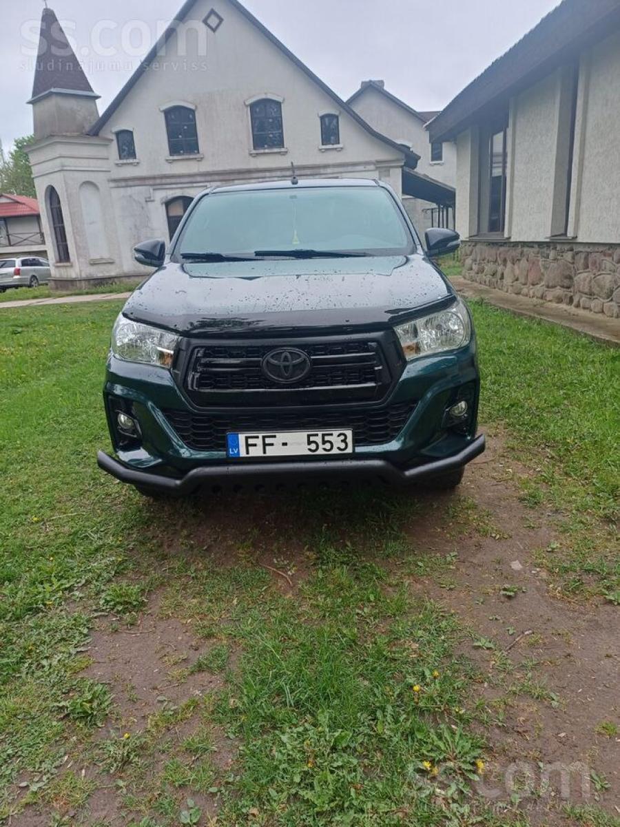 Zaļš Toyota Hilux 2018 Tukums, ar dzinēja tilpumu 2.40 L un nobraukumu 0 tūkst. km par 25000 €, foto 1 vietnē AUTOMOTO.COM.LV