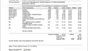 Grey Toyota Hilux 2021 in Riga, with an engine capacity of 2.40 L and mileage of 307 thousand km for 21600 €, photo 12 on AUTOMOTO.COM.LV