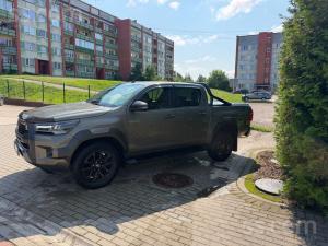 Grey Toyota Hilux 2021 in Ludza, with an engine capacity of 2.80 L and mileage of 91 thousand km for 39985 €, photo 5 on AUTOMOTO.COM.LV