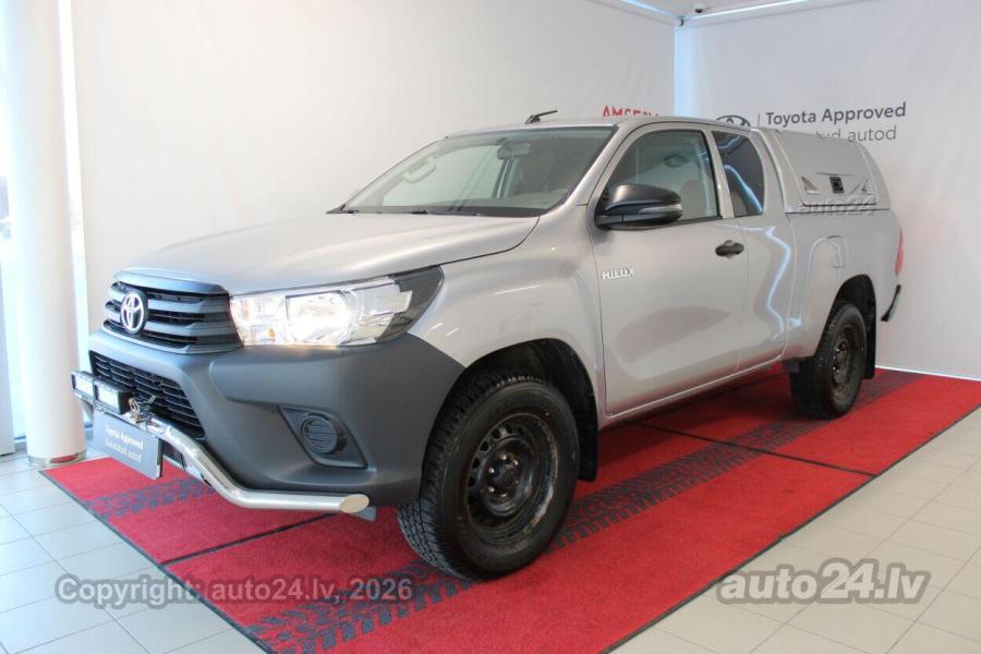 Pelēks Toyota Hilux 2019 Viljandi, ar dzinēja tilpumu 2.40 L un nobraukumu 158 tūkst. km par 22490 €, foto 1 vietnē AUTOMOTO.COM.LV