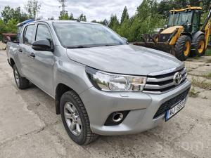 Pelēks Toyota Hilux 2019 Rīga, ar dzinēja tilpumu 2.40 L un nobraukumu 166 tūkst. km par 21000 €, foto 3 vietnē AUTOMOTO.COM.LV