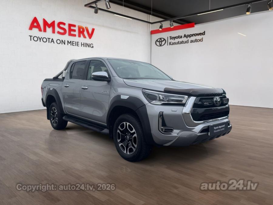 Pelēks Toyota Hilux 2022 Paide, ar dzinēja tilpumu 2.80 L un nobraukumu 83 tūkst. km par 42990 €, foto 19 vietnē AUTOMOTO.COM.LV