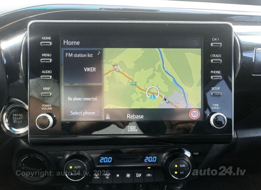 Toyota Hilux 2021 Narva, ar dzinēja tilpumu 2.80 L un nobraukumu 86 tūkst. km par 40990 €, foto 21 vietnē AUTOMOTO.COM.LV