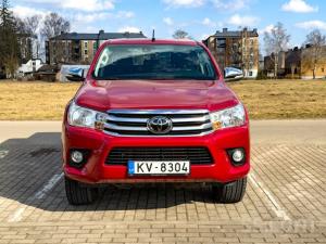 Sarkans Toyota Hilux 2017 Rīga, ar dzinēja tilpumu 2.40 L un nobraukumu 75 tūkst. km par 25990 €, foto 3 vietnē AUTOMOTO.COM.LV
