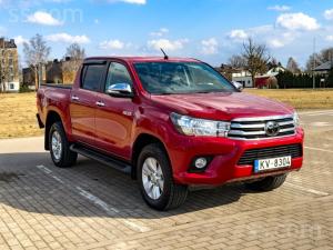 Sarkans Toyota Hilux 2017 Rīga, ar dzinēja tilpumu 2.40 L un nobraukumu 75 tūkst. km par 25990 €, foto 4 vietnē AUTOMOTO.COM.LV
