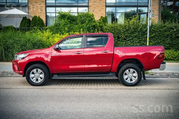 Sarkans Toyota Hilux 2017 Rīga, ar dzinēja tilpumu 2.40 L un nobraukumu 75 tūkst. km par 23990 €, foto 7 vietnē AUTOMOTO.COM.LV