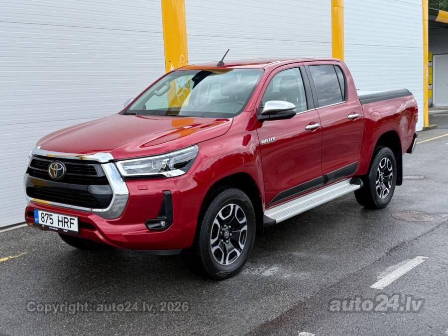 Красный Тойота Хайлюкс 2021 в Таллин, объемом двигателя 2.80 л и пробегом 95 тыс. км за 41900 €, фото 3 на AUTOMOTO.COM.LV