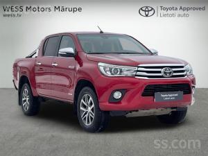 Red Toyota Hilux 2017 in Riga, with an engine capacity of 2.40 L and mileage of 156 thousand km for 28990 €, photo 18 on AUTOMOTO.COM.LV