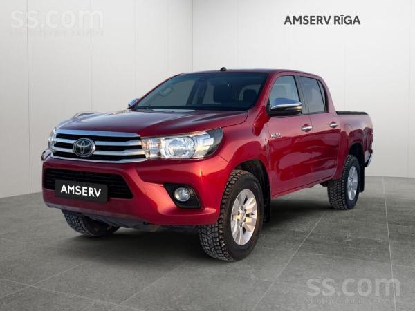 Sarkans Toyota Hilux 2018 Rīga, ar dzinēja tilpumu 2.40 L un nobraukumu 131 tūkst. km par 26900 €, foto 1 vietnē AUTOMOTO.COM.LV