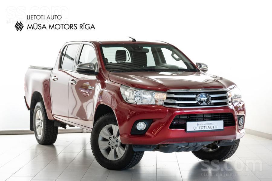 Sarkans Toyota Hilux 2018 Rīga, ar dzinēja tilpumu 2.40 L un nobraukumu 131 tūkst. km par 21000 €, foto 7 vietnē AUTOMOTO.COM.LV