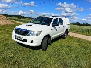 White Toyota Hilux 2012 in Tallinn, with an engine capacity of 2.50 L and mileage of 0 thousand km for 14400 €, photo  on AUTOMOTO.COM.LV