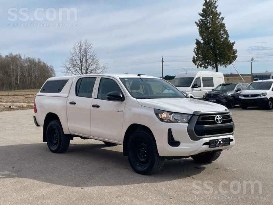 Balts Toyota Hilux 2021 Rīga, ar dzinēja tilpumu 2.40 L un nobraukumu 261 tūkst. km par 24700 €, foto 5 vietnē AUTOMOTO.COM.LV
