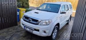 White Toyota Hilux 2011 in Jelgava, with an engine capacity of 3.00 L and mileage of 253 thousand km for 15000 €, photo  on AUTOMOTO.COM.LV