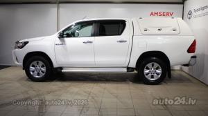 White Toyota Hilux 2018 in Tallinn, with an engine capacity of 2.40 L and mileage of 215 thousand km for 24990 €, photo 4 on AUTOMOTO.COM.LV