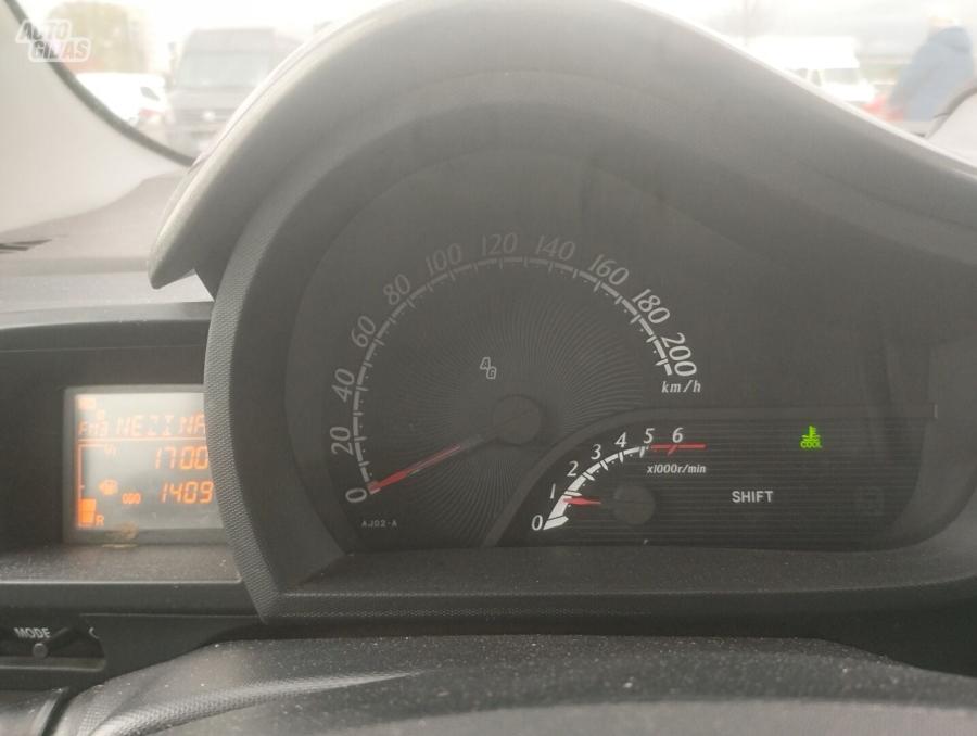 Toyota IQ 2009 in Vilnius, with an engine capacity of 1.40 L and mileage of 140 thousand km for 2000 €, photo 17 on AUTOMOTO.COM.LV