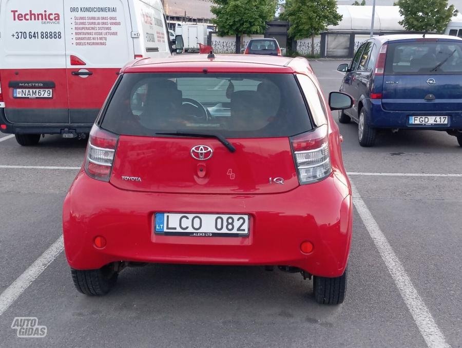 Toyota IQ 2009 in Vilnius, with an engine capacity of 1.40 L and mileage of 140 thousand km for 2000 €, photo 7 on AUTOMOTO.COM.LV