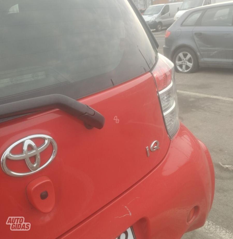 Toyota IQ 2010 in Vilnius, with an engine capacity of 1.40 L and mileage of 140 thousand km for 2000 €, photo 12 on AUTOMOTO.COM.LV