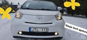 White Toyota IQ 2009 in Kaunas, with an engine capacity of 1.00 L and mileage of 92 thousand km for 5500 €, photo  on AUTOMOTO.COM.LV
