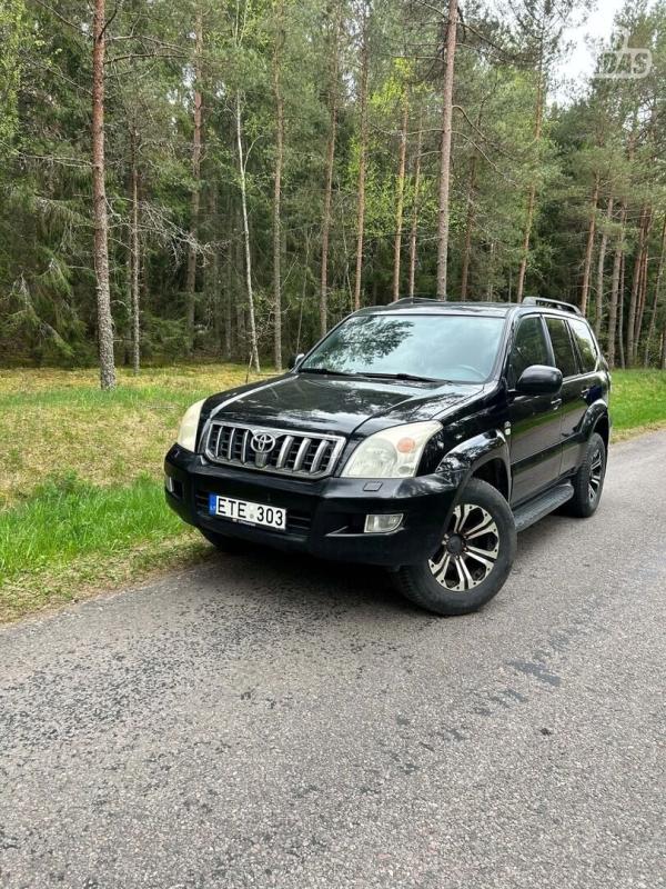 Melns Toyota Land Cruiser 2004 Šauļi, ar dzinēja tilpumu 3.00 L un nobraukumu 380 tūkst. km par 7800 €, foto 8 vietnē AUTOMOTO.COM.LV