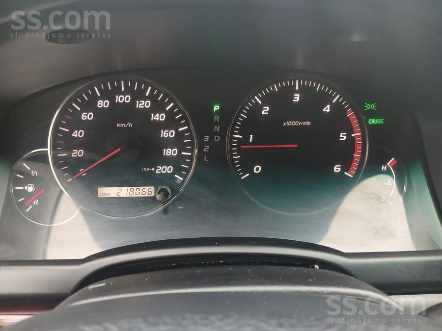 Melns Toyota Land Cruiser 2004 Rīga, ar dzinēja tilpumu 3.00 L un nobraukumu 218 tūkst. km par 8000 €, foto 9 vietnē AUTOMOTO.COM.LV