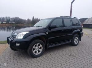 Black Toyota Land Cruiser 2005 in Raseiniai, with an engine capacity of 2.98 L and mileage of 302 thousand km for 7200 €, photo  on AUTOMOTO.COM.LV