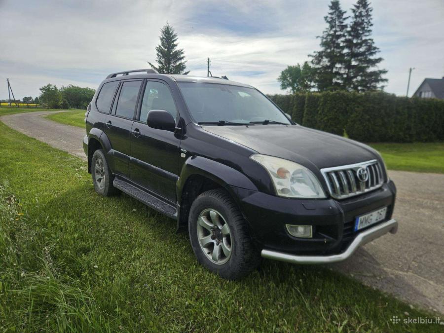 Melns Toyota Land Cruiser 2006 Kupiškis, ar dzinēja tilpumu 3.00 L un nobraukumu 460 tūkst. km par 6500 €, foto 1 vietnē AUTOMOTO.COM.LV