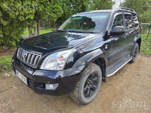 Black Toyota Land Cruiser 2006 in Liepaja, with an engine capacity of 3.00 L and mileage of 387 thousand km for 8500 €, photo  on AUTOMOTO.COM.LV