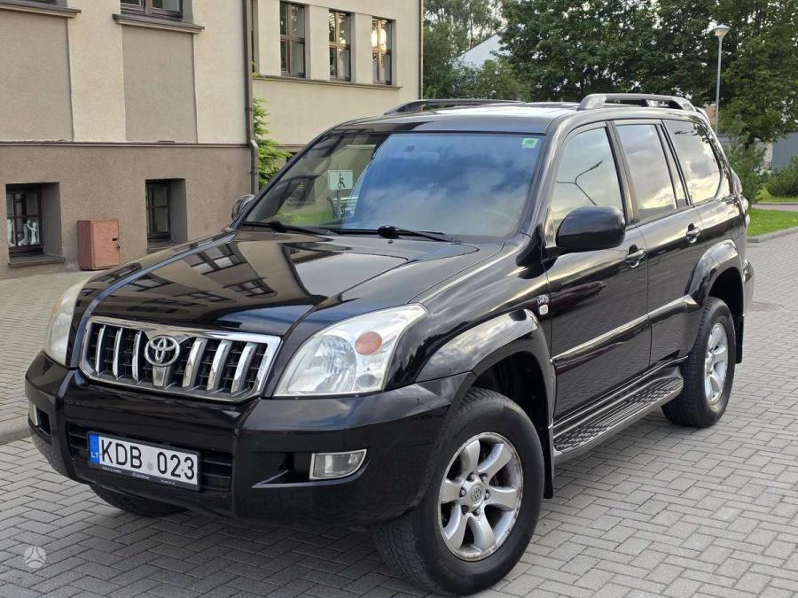 Melns Toyota Land Cruiser 2006 Šilutė, ar dzinēja tilpumu 2.98 L un nobraukumu 317 tūkst. km par 7700 €, foto 9 vietnē AUTOMOTO.COM.LV