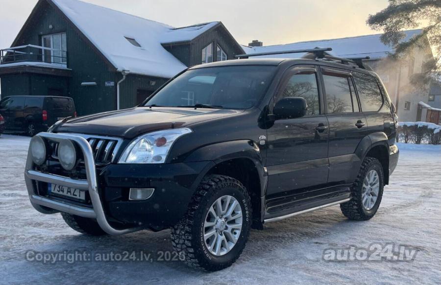 Melns Toyota Land Cruiser 2007 Tallina, ar dzinēja tilpumu 3.00 L un nobraukumu 502 tūkst. km par 12000 €, foto 1 vietnē AUTOMOTO.COM.LV