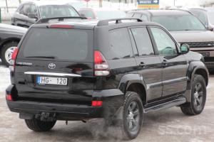 Black Toyota Land Cruiser 2008 in Tukums, with an engine capacity of 3.00 L and mileage of 157 thousand km for 14900 €, photo 32 on AUTOMOTO.COM.LV