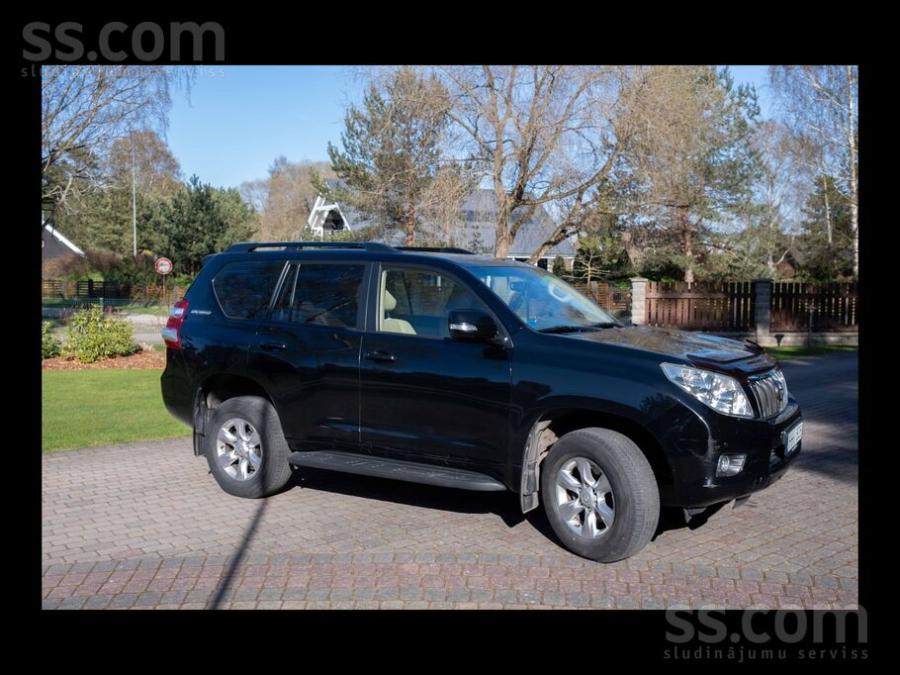 Black Toyota Land Cruiser 2012 in Riga, with an engine capacity of 3.00 L and mileage of 0 thousand km for 19900 €, photo 1 on AUTOMOTO.COM.LV