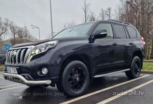 Black Toyota Land Cruiser 2016 in Tallinn, with an engine capacity of 2.80 L and mileage of 188 thousand km for 31800 €, photo 2 on AUTOMOTO.COM.LV