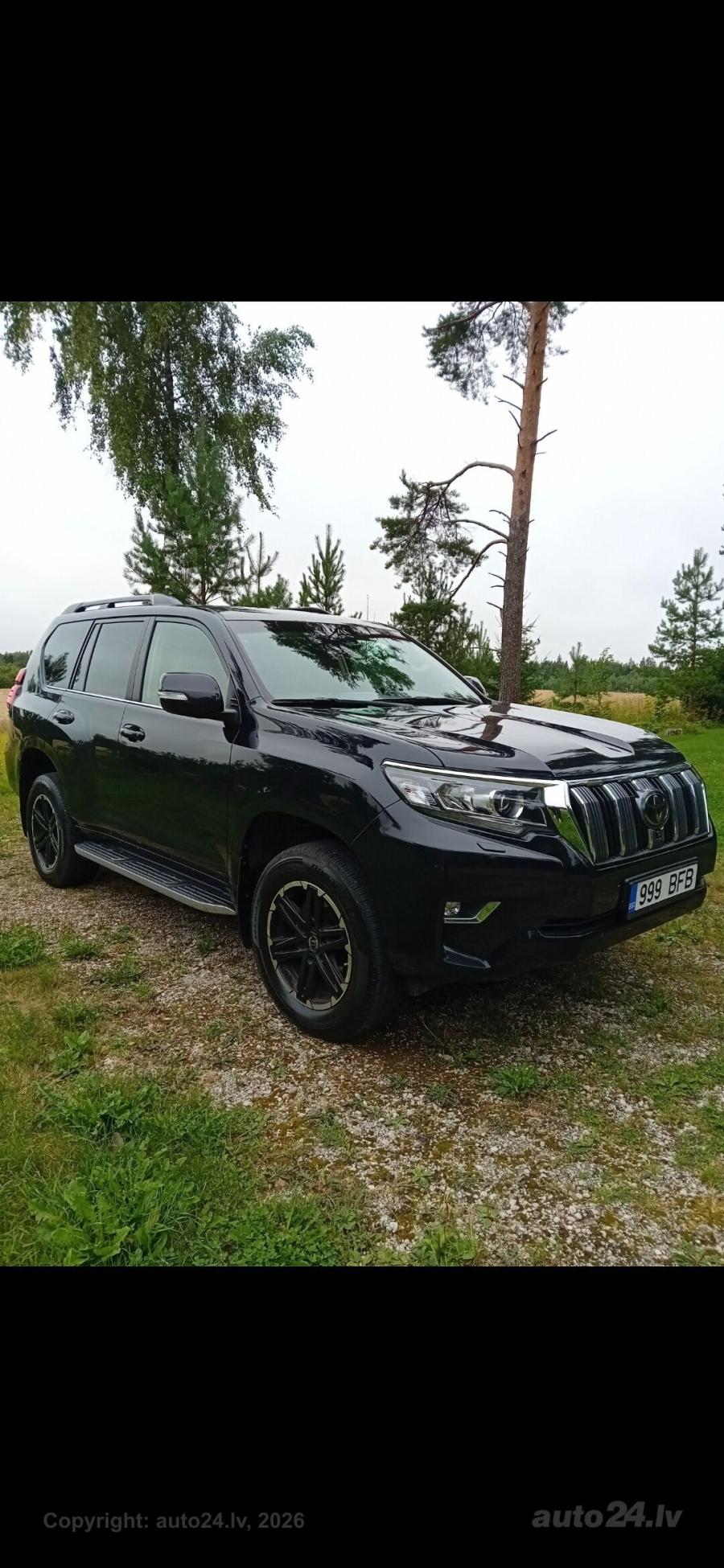 Black Toyota Land Cruiser 2018 in Tallinn, with an engine capacity of 2.80 L and mileage of 235 thousand km for 36000 €, photo 1 on AUTOMOTO.COM.LV