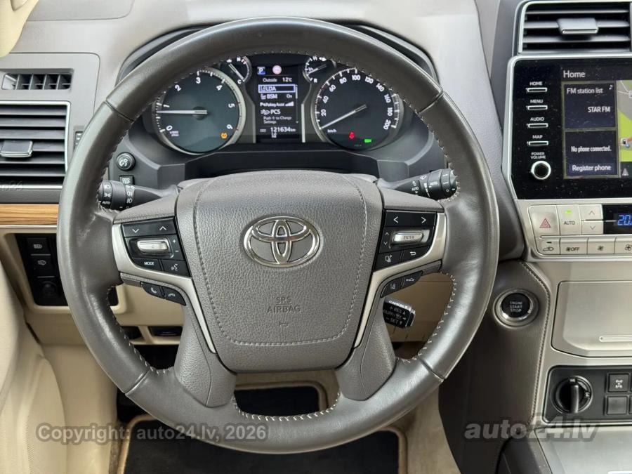 Melns Toyota Land Cruiser 2020 Tallina, ar dzinēja tilpumu 2.80 L un nobraukumu 122 tūkst. km par 49995 €, foto 11 vietnē AUTOMOTO.COM.LV