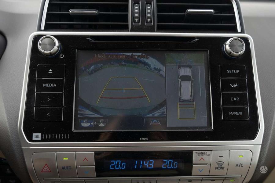 Melns Toyota Land Cruiser 2020 Viļņa, ar dzinēja tilpumu 2.76 L un nobraukumu 152 tūkst. km par 39700 €, foto 36 vietnē AUTOMOTO.COM.LV