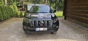 Black Toyota Land Cruiser 2023 in Riga, with an engine capacity of 2.80 L and mileage of 55 thousand km for 52500 €, photo  on AUTOMOTO.COM.LV