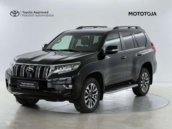 Black Toyota Land Cruiser 2023 in Vilnius, with an engine capacity of 2.76 L and mileage of 91 thousand km for 49900 €, photo 1 on AUTOMOTO.COM.LV
