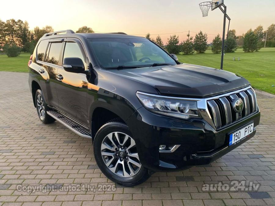 Black Toyota Land Cruiser 2024 in Tallinn, with an engine capacity of 2.80 L and mileage of 57 thousand km for 67000 €, photo 1 on AUTOMOTO.COM.LV