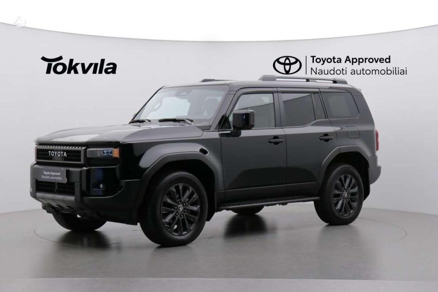 Melns Toyota Land Cruiser 2025 Viļņa, ar dzinēja tilpumu 2.76 L un nobraukumu 80 tūkst. km par 73000 €, foto 1 vietnē AUTOMOTO.COM.LV
