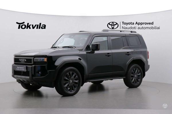 Melns Toyota Land Cruiser 2025 Viļņa, ar dzinēja tilpumu 2.76 L un nobraukumu 80 tūkst. km par 69900 €, foto 1 vietnē AUTOMOTO.COM.LV