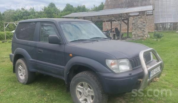 Blue Toyota Land Cruiser 1999 in Bauska, with an engine capacity of 3.00 L and mileage of 279 thousand km for 7000 €, photo 5 on AUTOMOTO.COM.LV