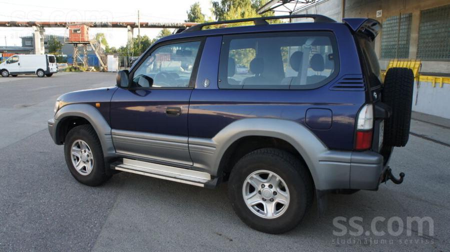 Zils Toyota Land Cruiser 1999 Rīga, ar dzinēja tilpumu 3.00 L un nobraukumu 349 tūkst. km par 7000 €, foto 1 vietnē AUTOMOTO.COM.LV