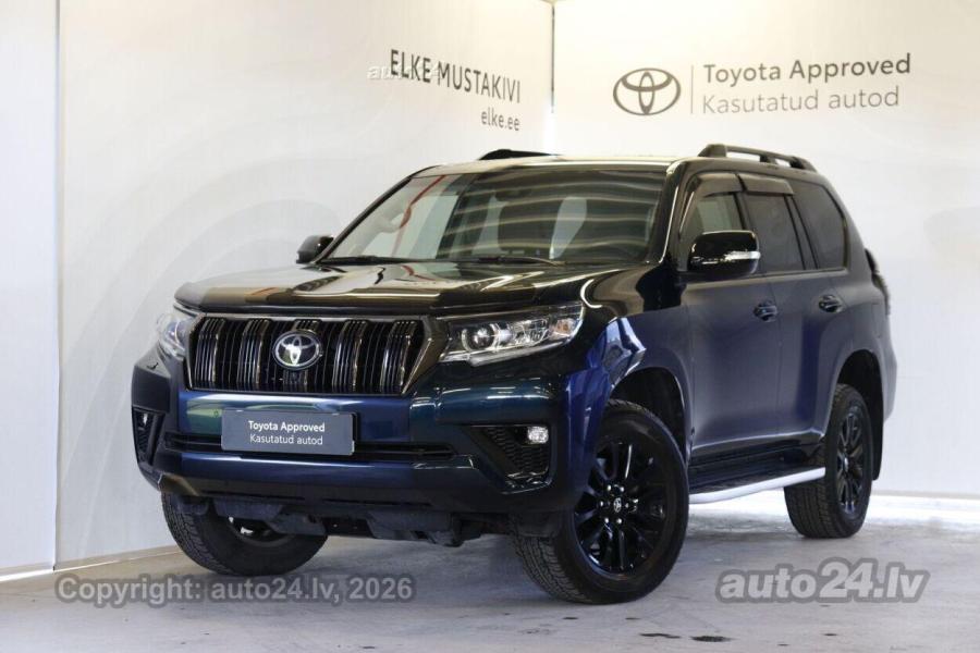 Zils Toyota Land Cruiser 2021 Tallina, ar dzinēja tilpumu 2.76 L un nobraukumu 64 tūkst. km par 52900 €, foto 1 vietnē AUTOMOTO.COM.LV